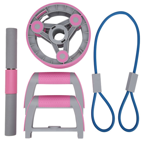 Multifunctional Abdominal Wheel Pull Strap Gym Fitness Training Set ...